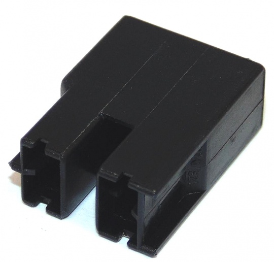 2 Way TE Connectivity Positive Lock 250 Female Black ...